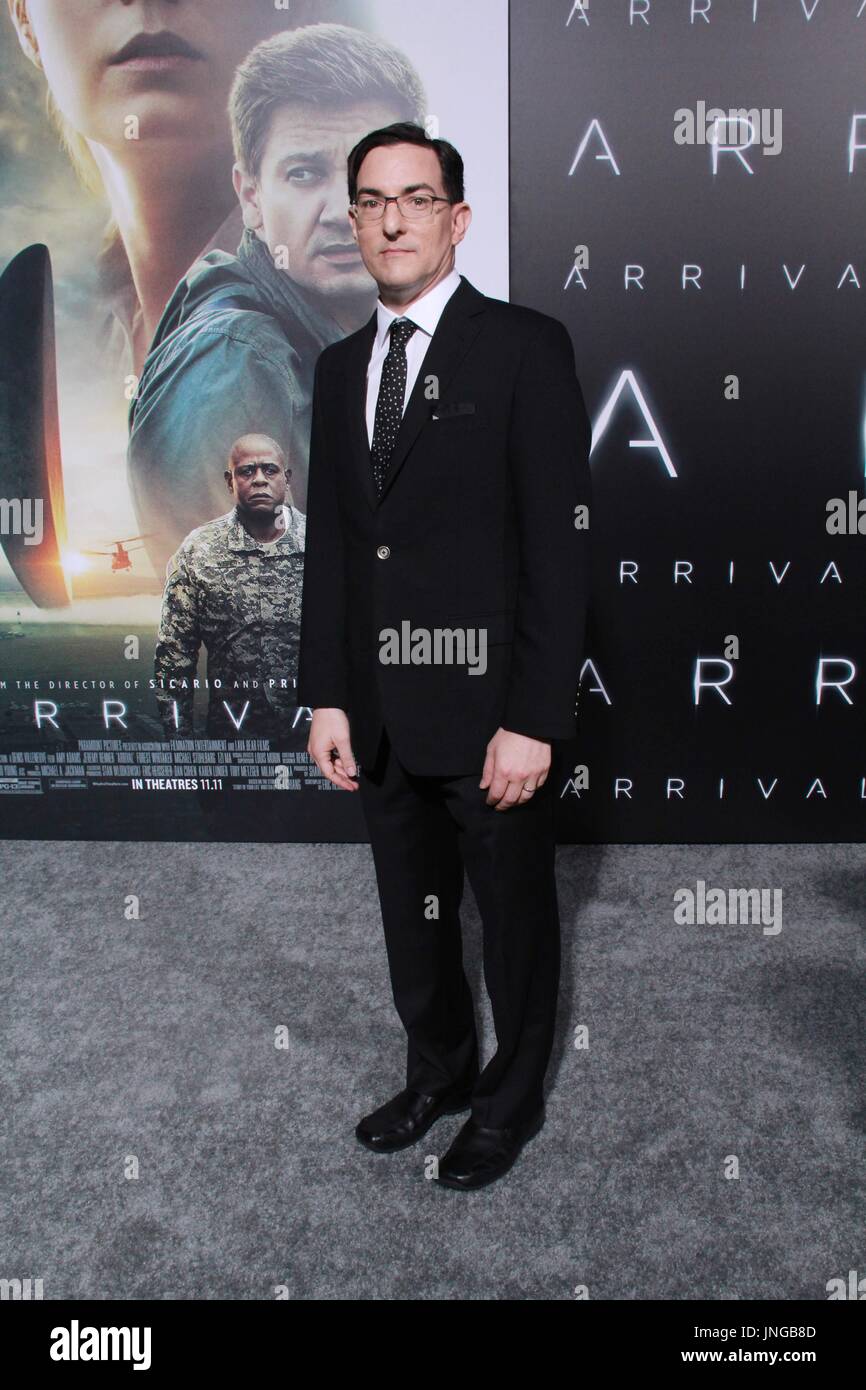 Eric Heisserer 06/11/2016 The Los Angeles Premiere of Arrival Gala held ...