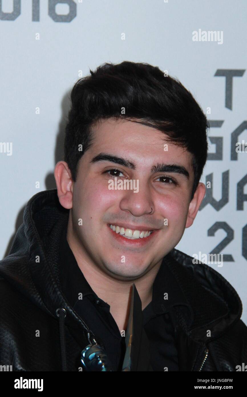 Marcelo David 12/01/2016 The Game Awards at the Microsoft Theater in Los Angeles, CA Photo by ...