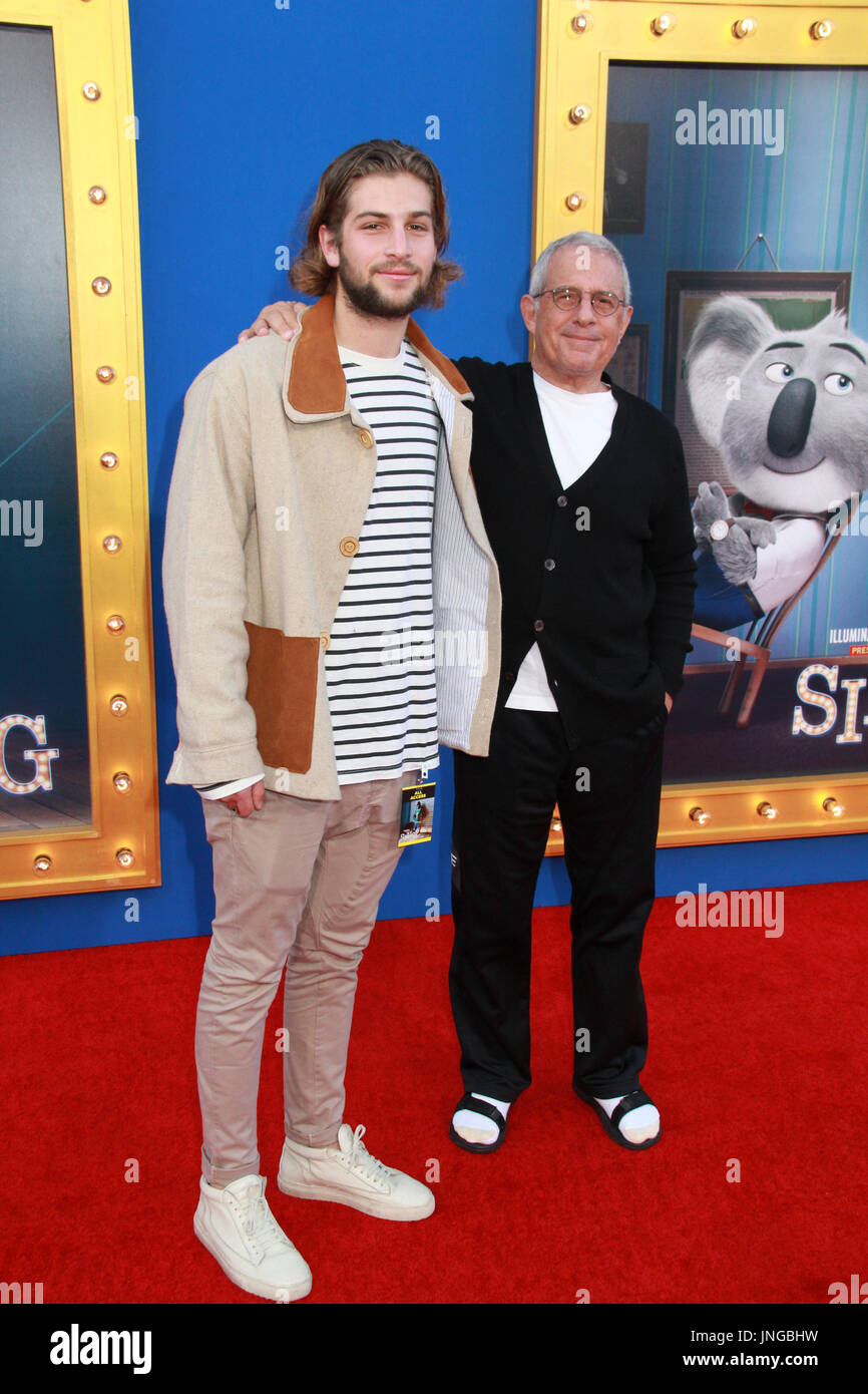 Eli Meyer, Ron Meyer 12/03/2016 The World Premiere of "Sing" held at ...