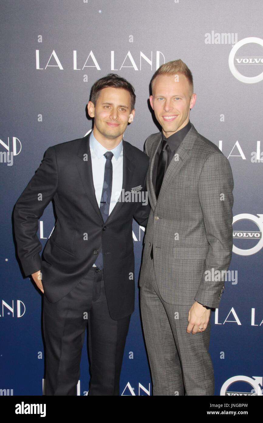 Benj Pasek, Justin Paul 12/6/2016 "La La Land" Premiere at the Fox ...
