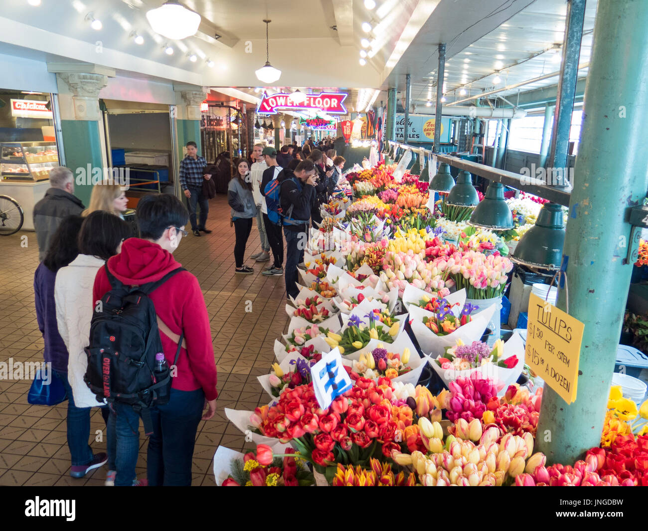 Pike place inside hi-res stock photography and images - Alamy