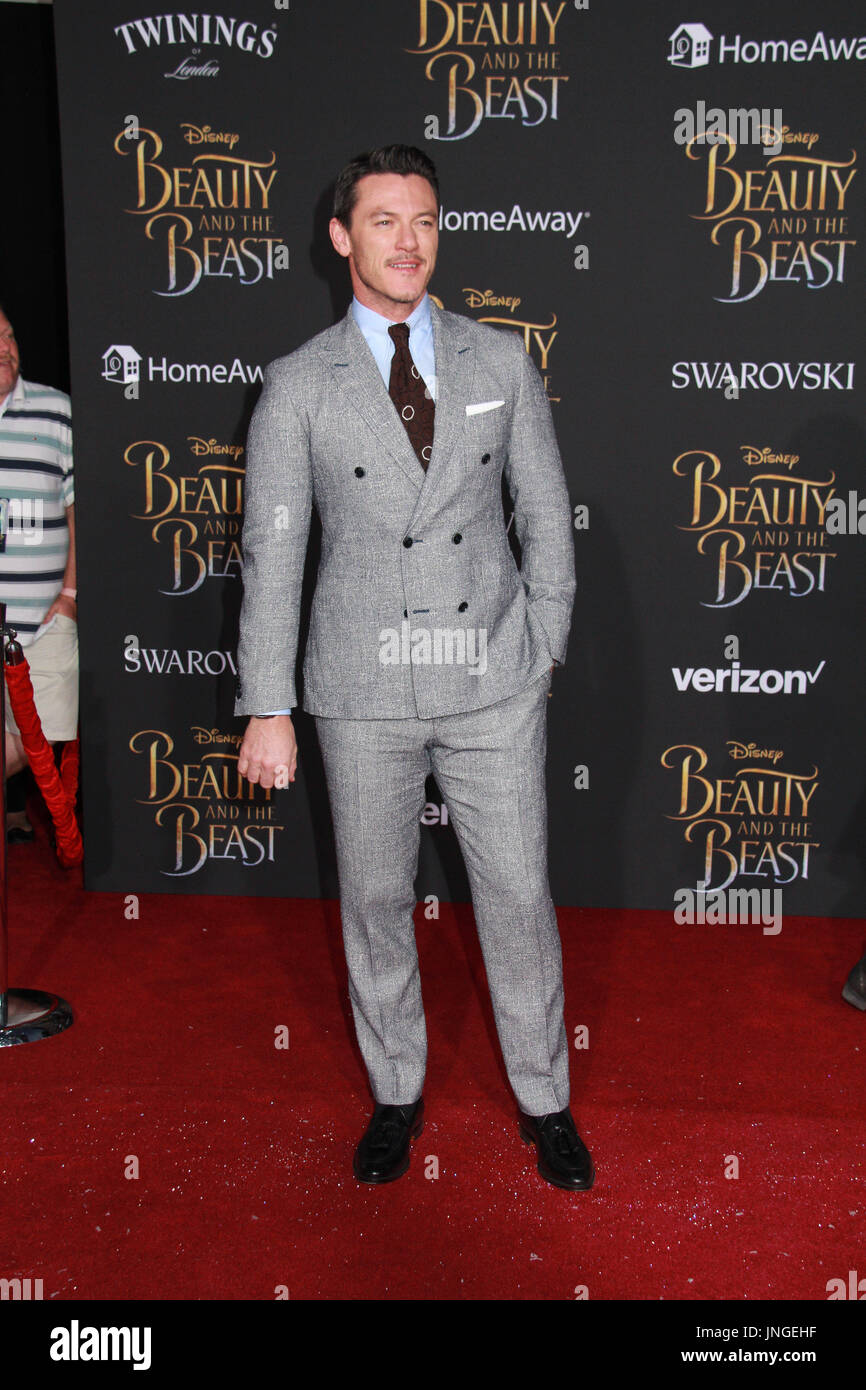 Luke Evans 03/02/2017 The World Premiere of "Beauty and the Beast" held ...