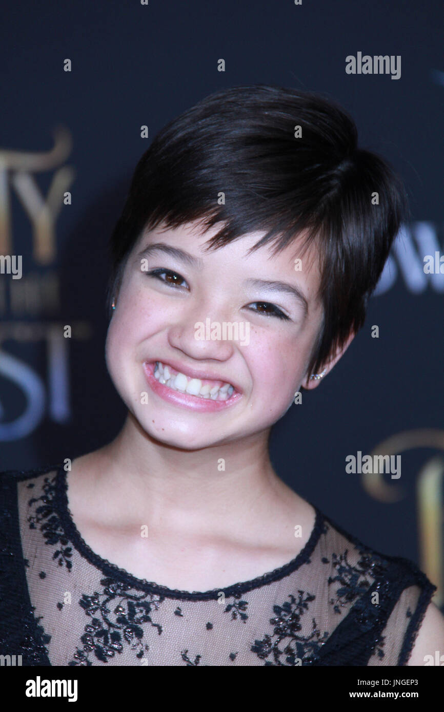 Payton Elizabeth Lee 03/02/2017 The World Premiere of "Beauty and the ...