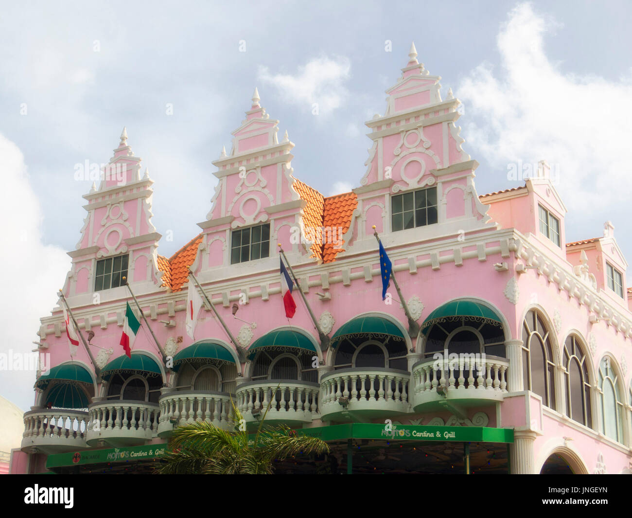 Royal Plaza Mall, Oranjestad, Aruba, West Indies, Caribbean Stock Photo ...