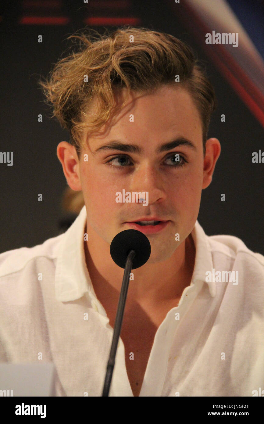 Dacre Montgomery 03/11/2017 "Power Rangers" Press Conference held at ...