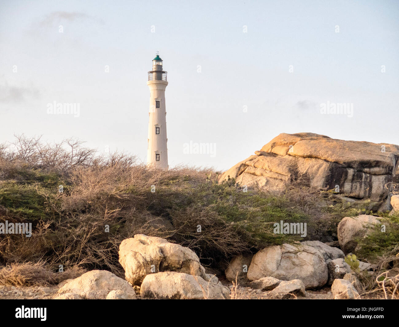 California Lighthouse; Aruba Stock Photo - Alamy