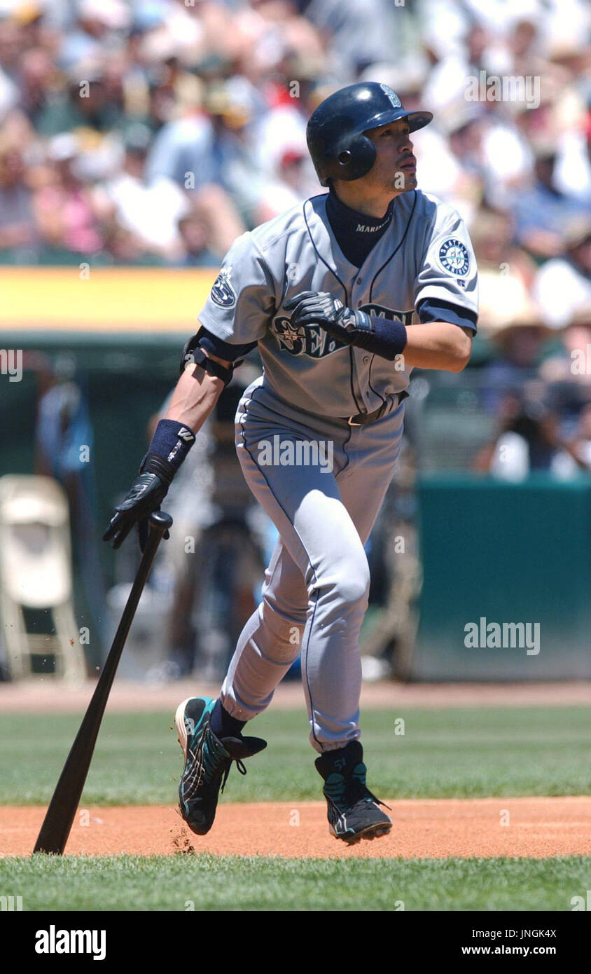 OAKLAND, United States - Seattle Mariners leadoff man Ichiro Suzuki ...