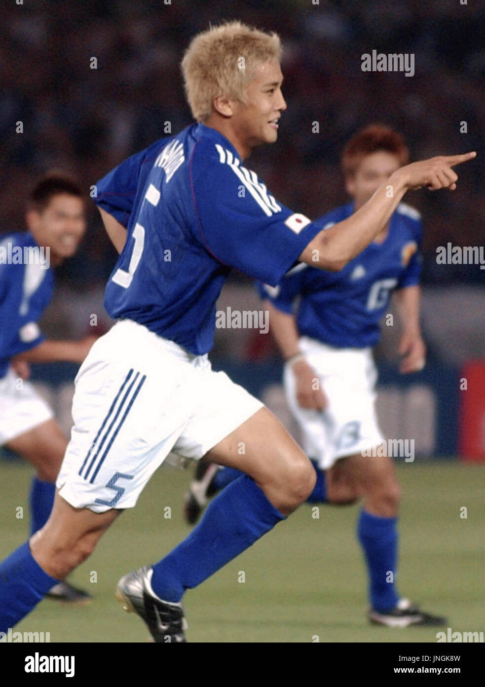 YOKOHAMA, Japan - Japan's Junichi Inamoto celebrates after scoring the ...