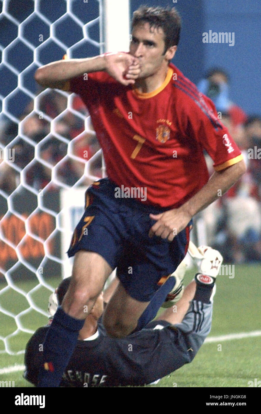 TAEJON, South Korea - Raul tastes the sweetness of the moment after ...