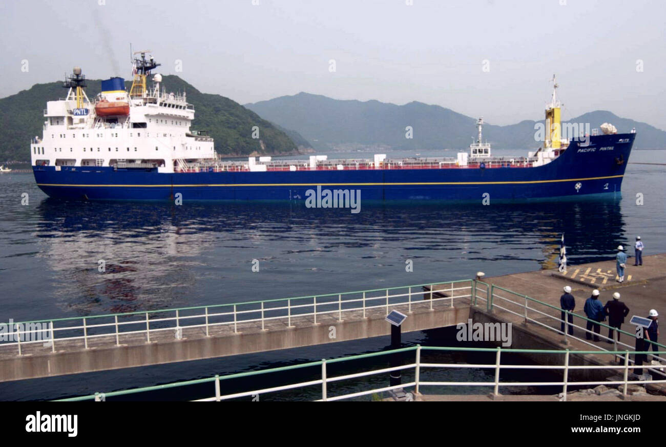 TAKAHAMA, Japan - The Pacific Pintail, one of two ships that will ...