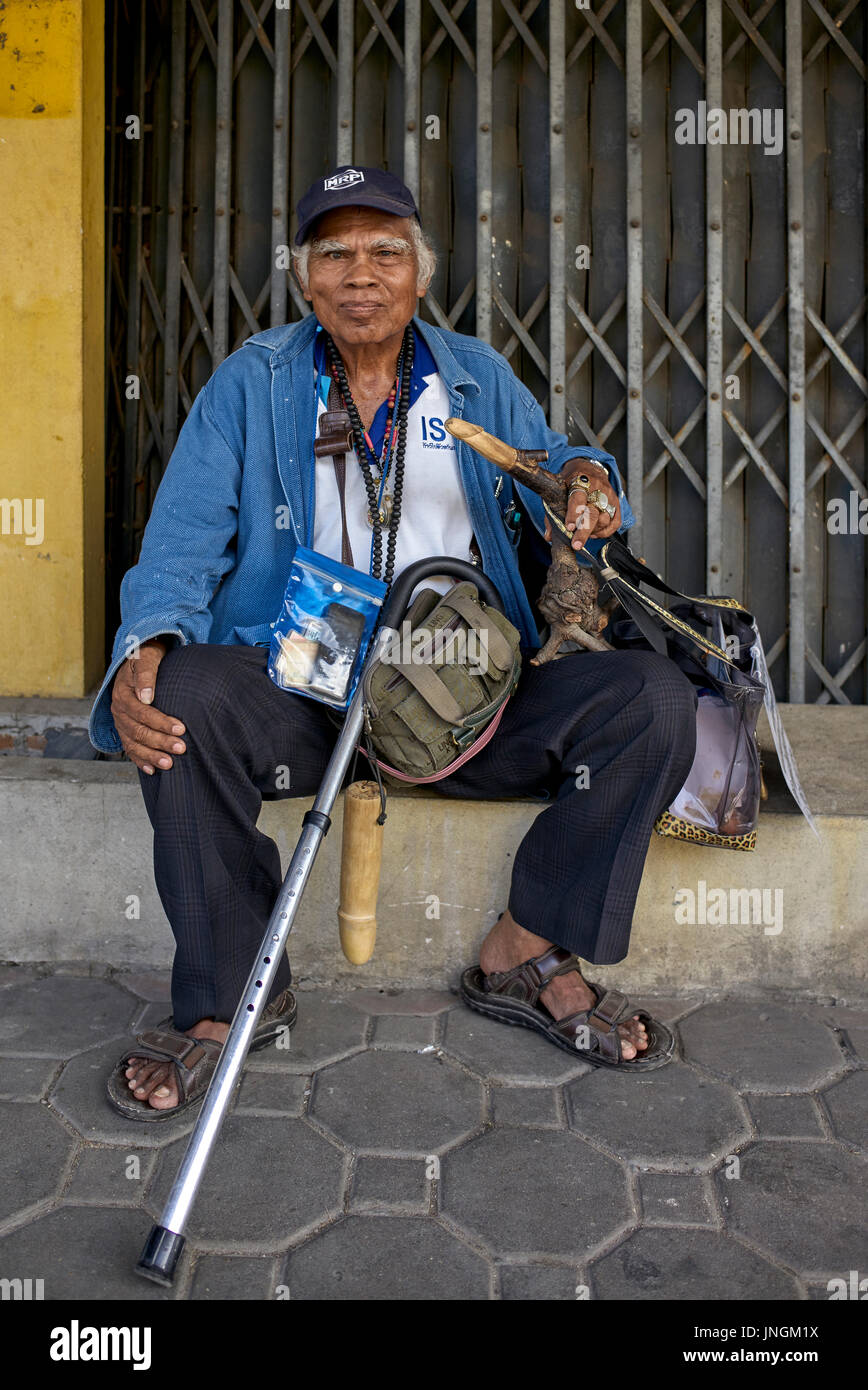 Portrait elderly Asian man Stock Photo - Alamy