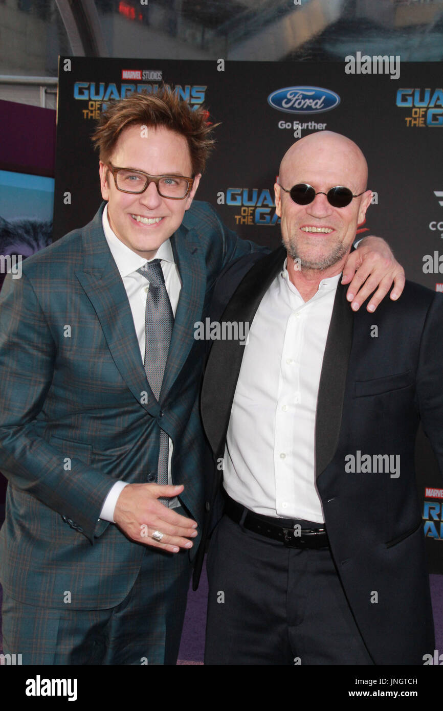 James Gunn, Michael Rooker 04/19/2017 The World Premiere of "Guardians ...