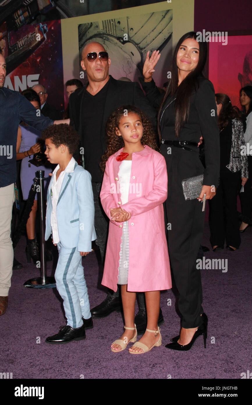 Vincent Sinclair, Vin Diesel, Hania Riley Sinclair 04/19/2017 The World ...