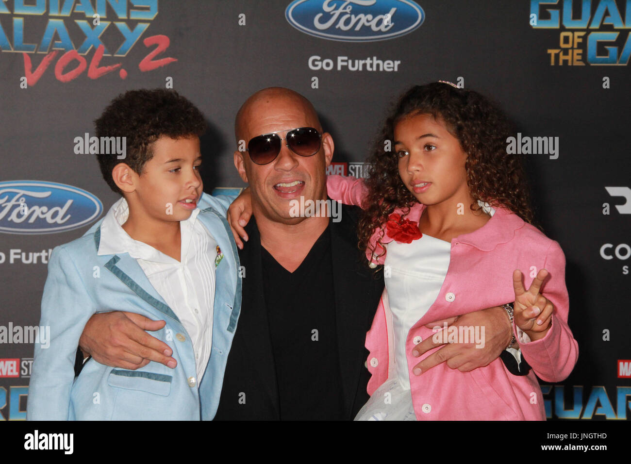 Vincent Sinclair, Vin Diesel, Hania Riley Sinclair 04/19/2017 The World ...