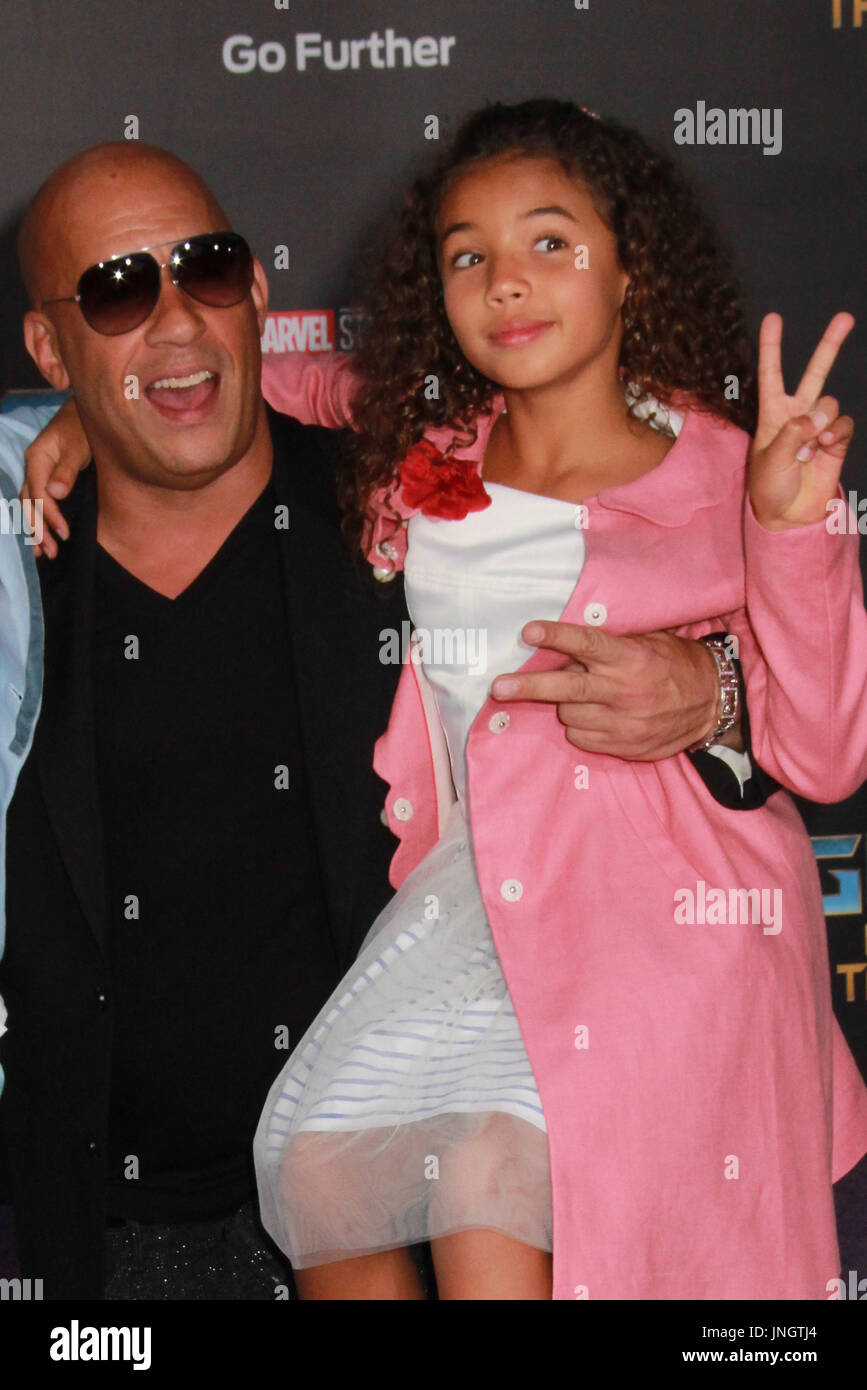 Vin Diesel, Hania Riley Sinclair 04/19/2017 The World Premiere of ...