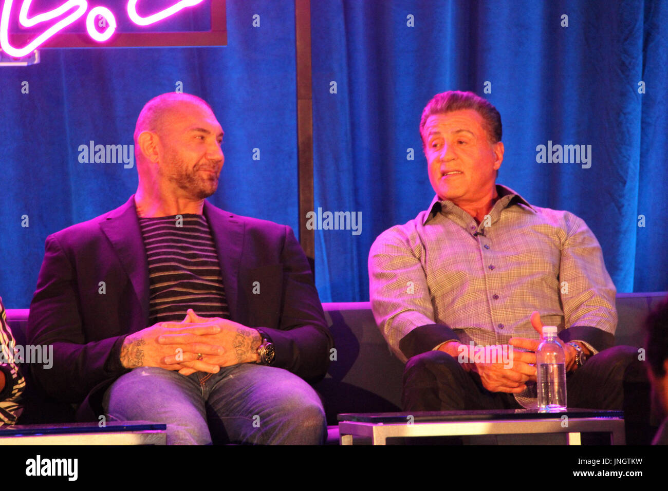 Dave Bautista, Sylvester Stallone 04/20/2017 Dave Bautista, Sylvester Stallone 04/20/2017