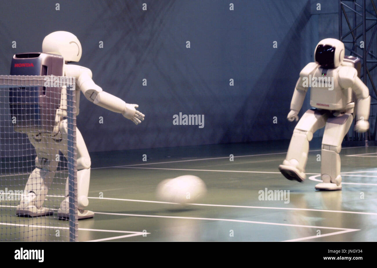 FUKUOKA, Japan - ASIMO, a humanoid robot created by Honda Motor Co ...