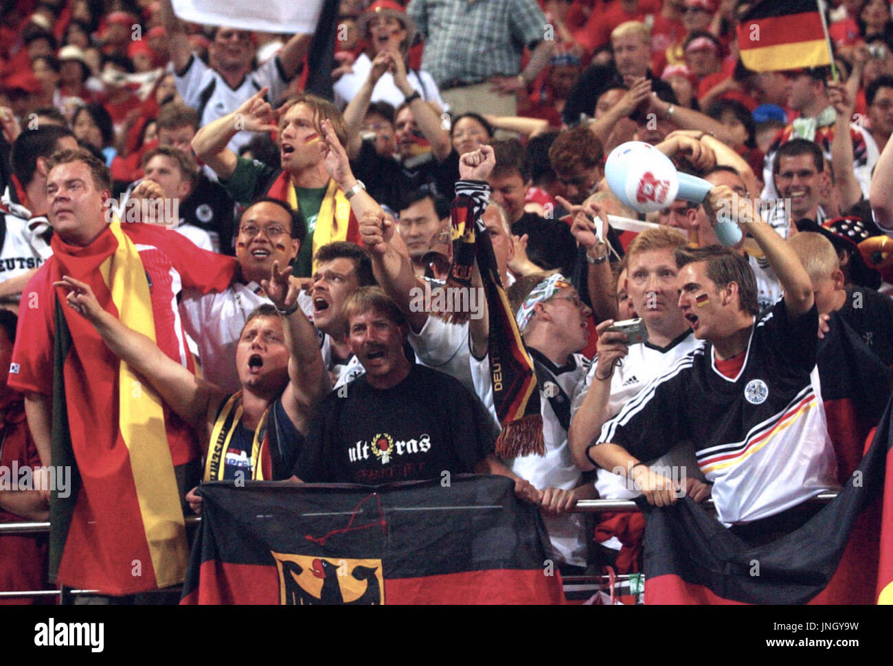 SEOUL, South Korea - German supporters explode in joy after Germany ...