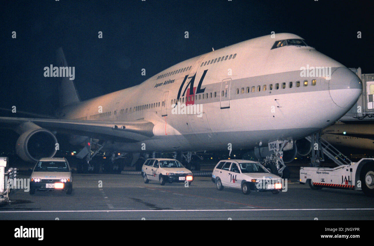 TOKYO, Japan - File photo shows Japan Air Lines Flight 907, a Boeing ...