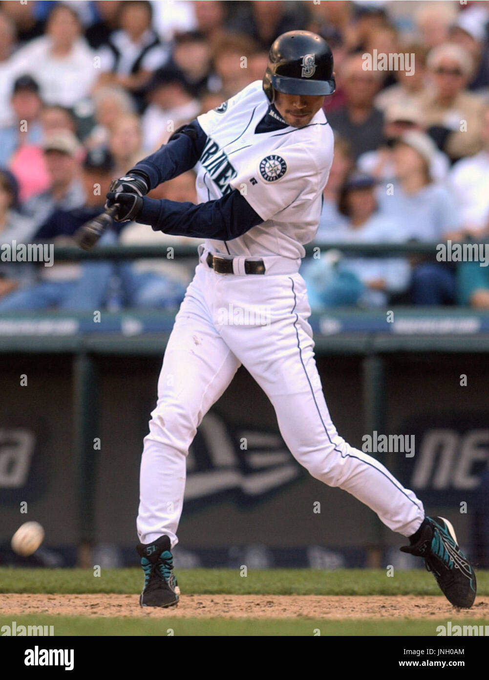 SEATTLE, United States - Seattle Mariners outfielder Ichiro Suzuki hits ...
