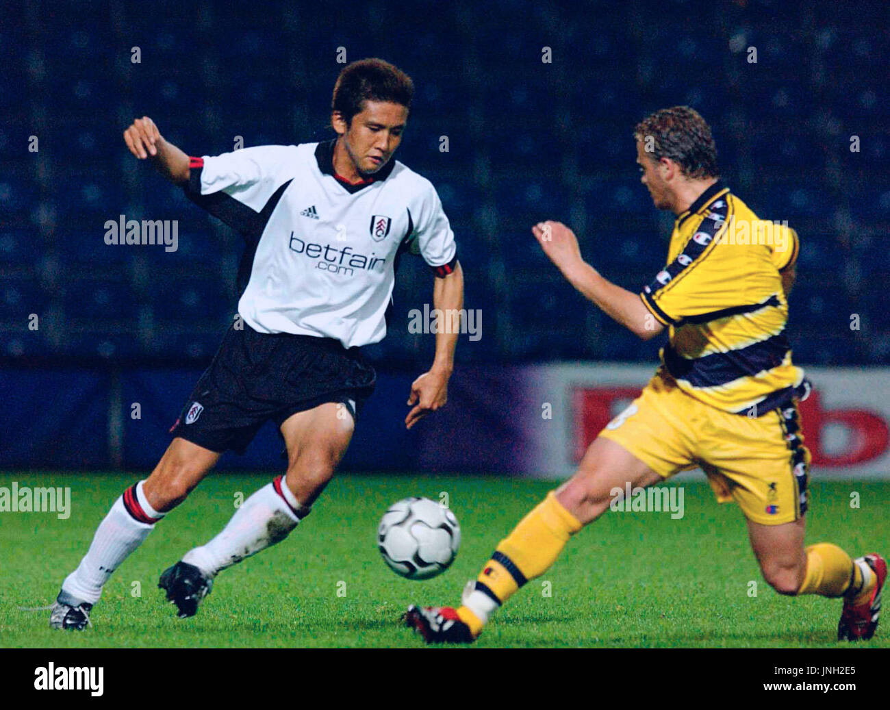 LONDON, England - Japanese midfielder Junichi Inamoto makes his debut ...