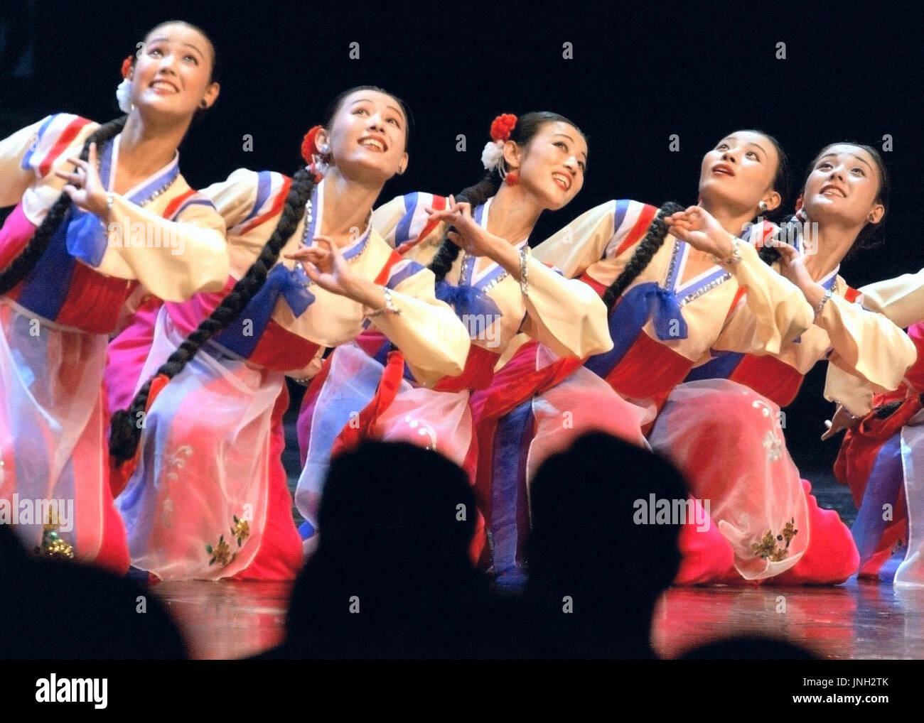 SEOUL, South Korea - Members of a North Korean delegation performance a ...