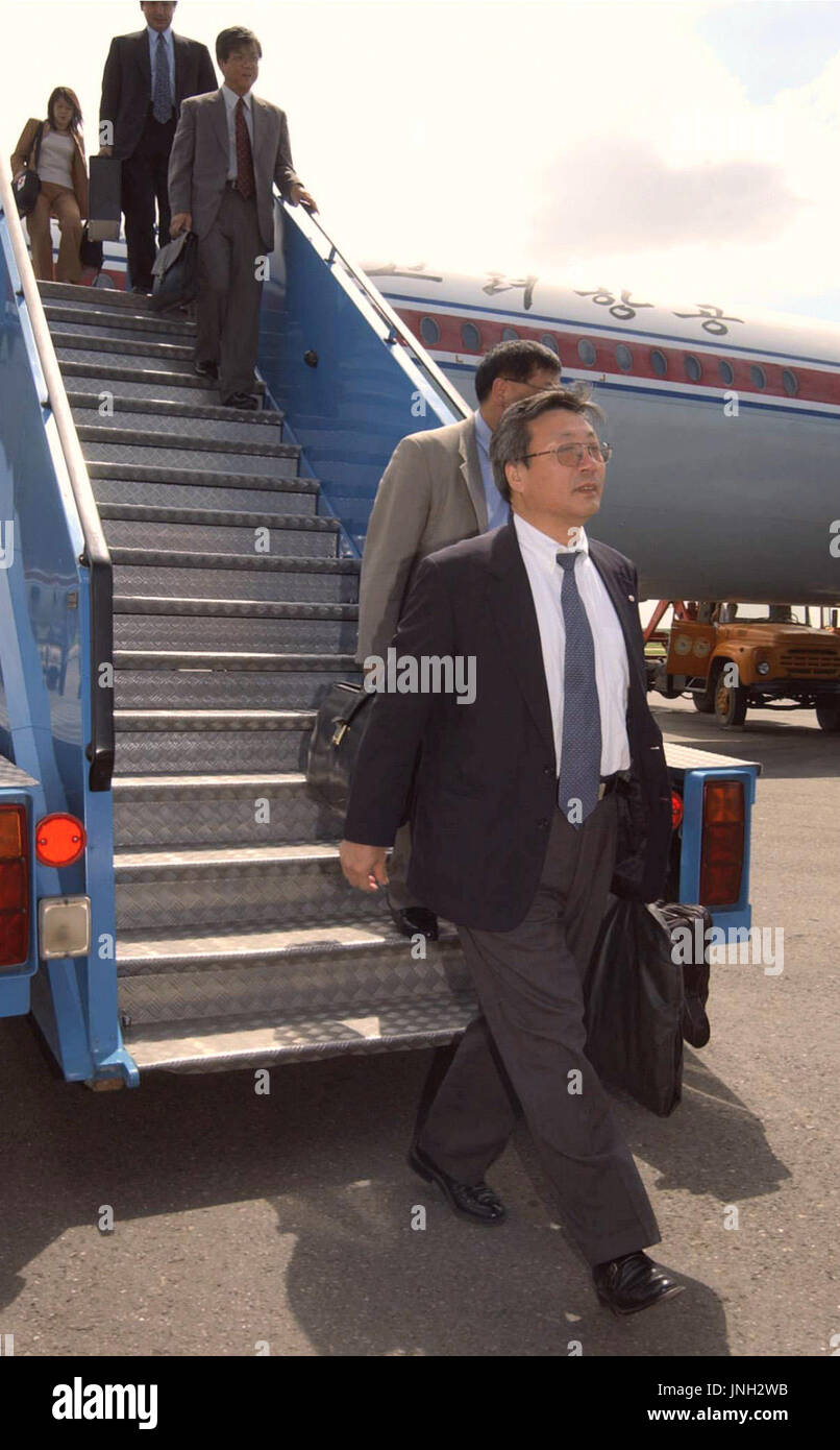 PYONGYANG, North Korea - A Japanese Red Cross Society delegation ...