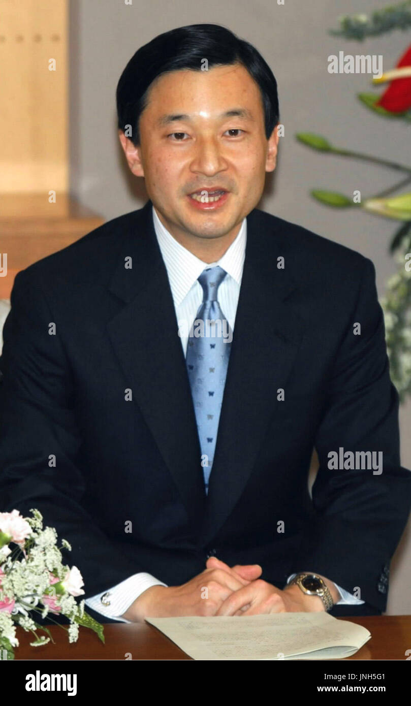 TOKYO, Japan - Crown Prince Naruhito spoke to reporters at the Togu ...