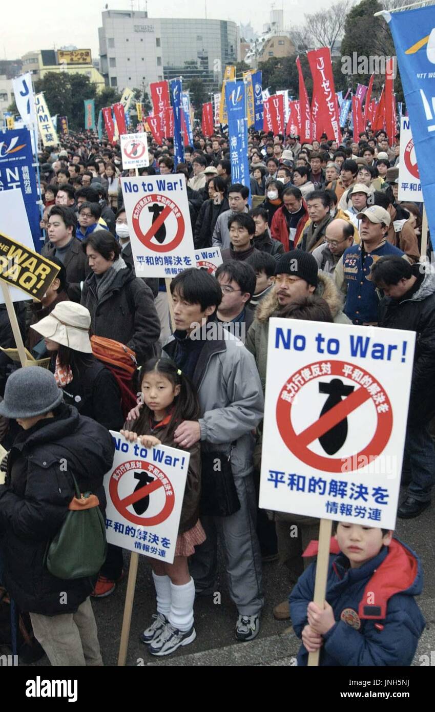 TOKYO, Japan - Workers gather for a labor rally hosted by Japan's ...