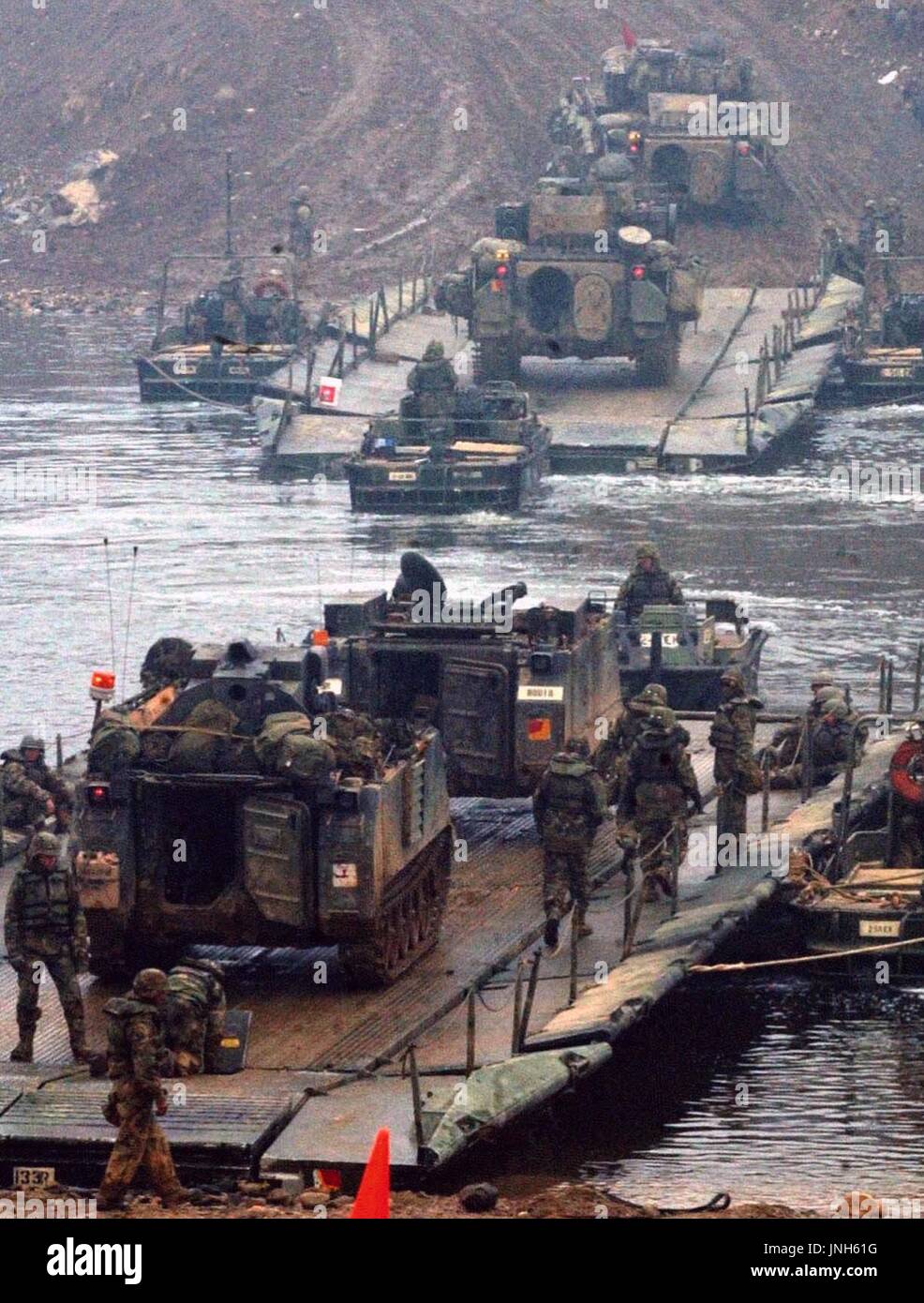 SEOUL, South Korea - U.S. armored units in a joint U.S.-South Korean ...