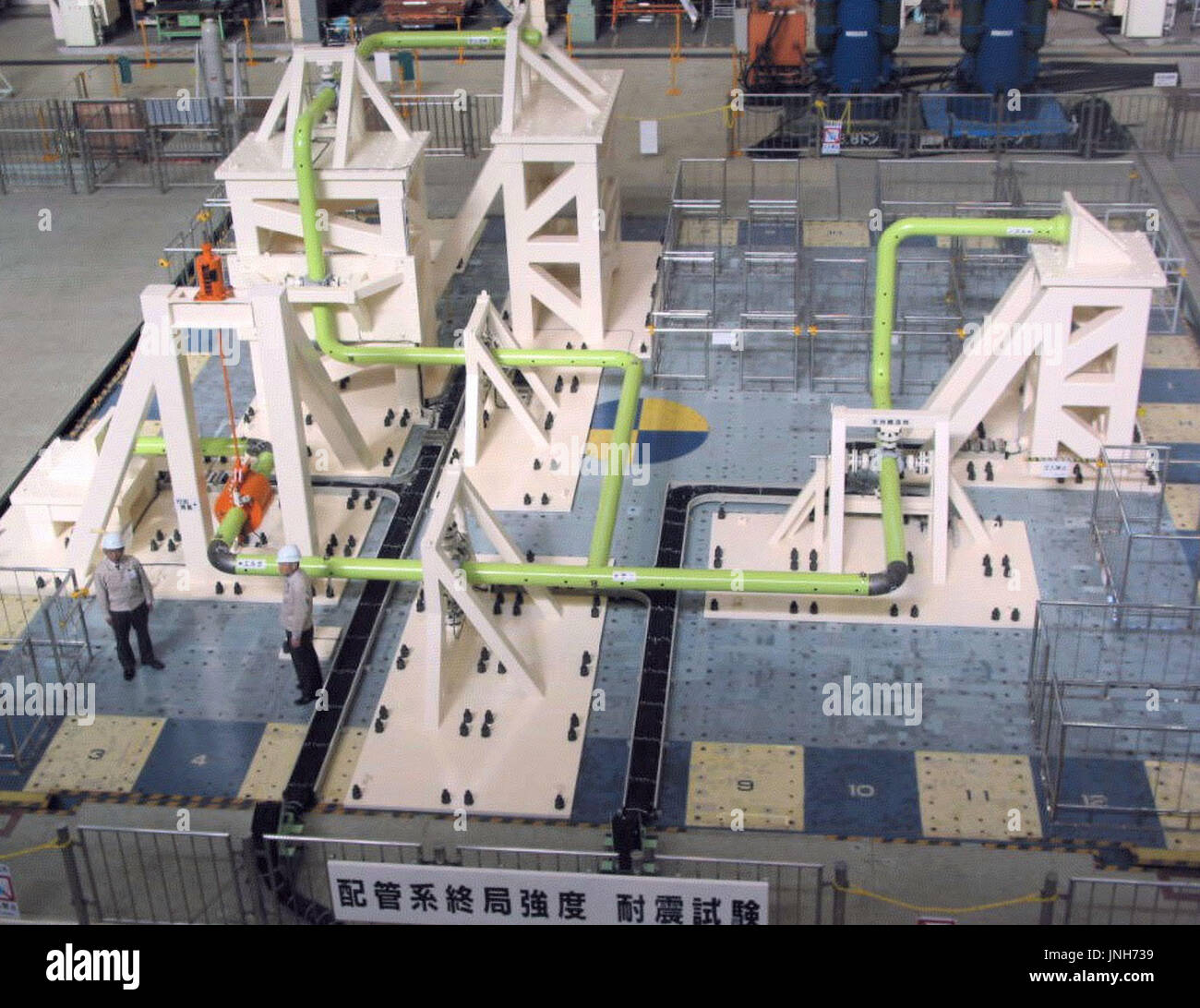 TAKAMATSU, Japan - Engineers conduct a durability test in Tadotsu ...