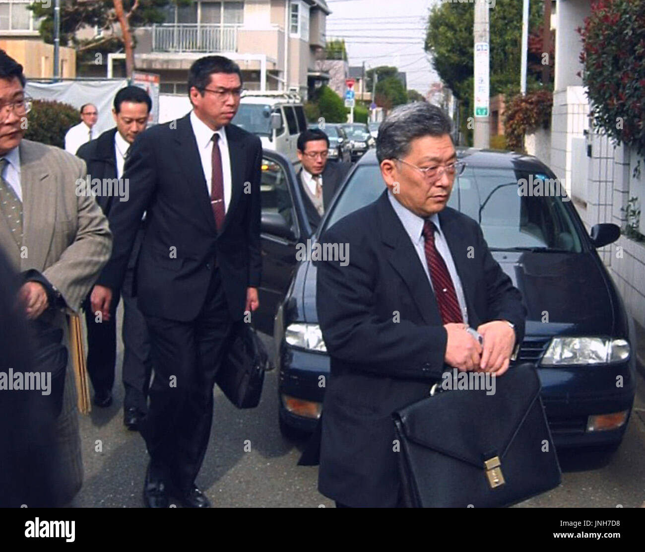 TOKYO, Japan - Metropolitan Police Department (MPD) officers arrive at ...