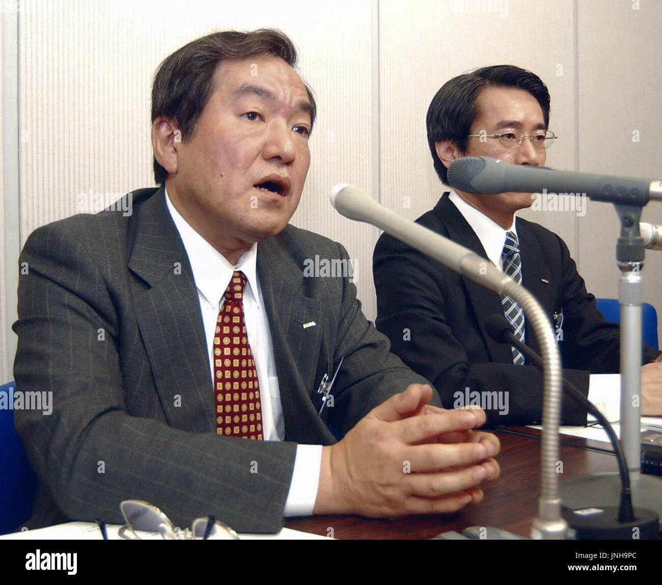 TOKYO, Japan - Hideki Sato (L), president of Sega Corp., the struggling ...