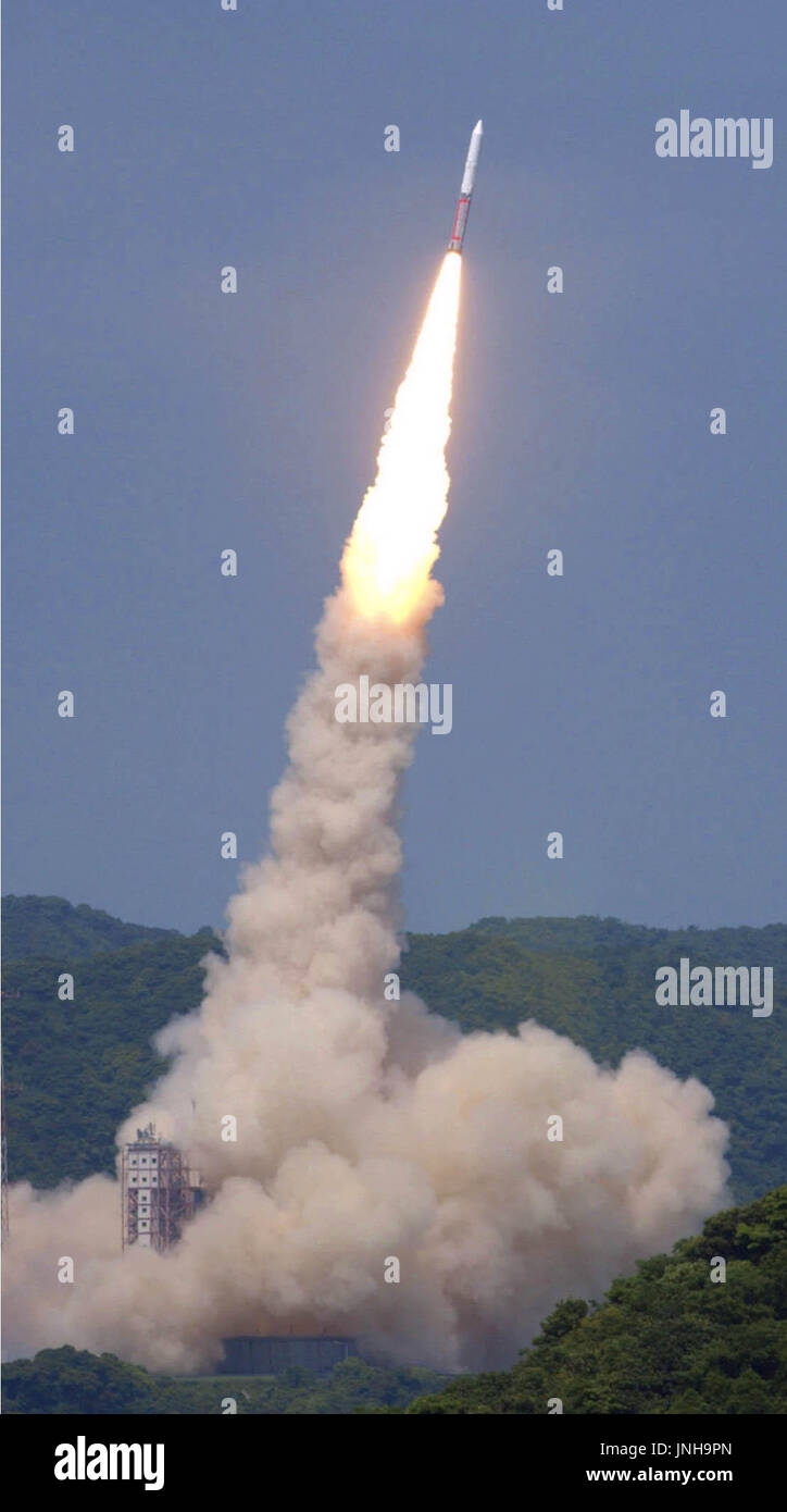 UCHINOURA, Japan - An M-5 rocket carrying the world's first space probe ...