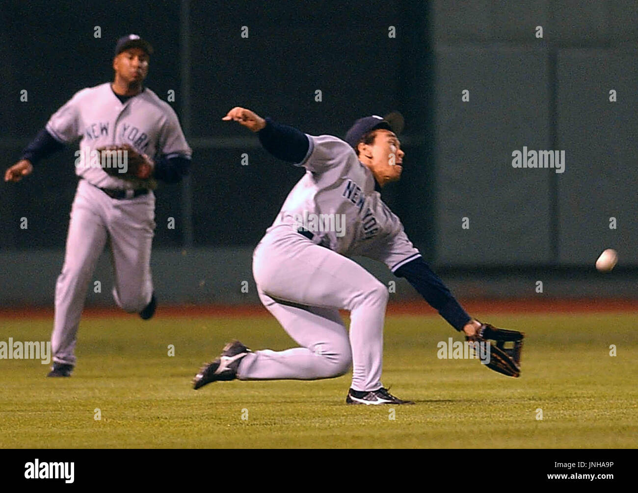 BOSTON, United States - New York Yankees outfielder Hideki Matsui ...