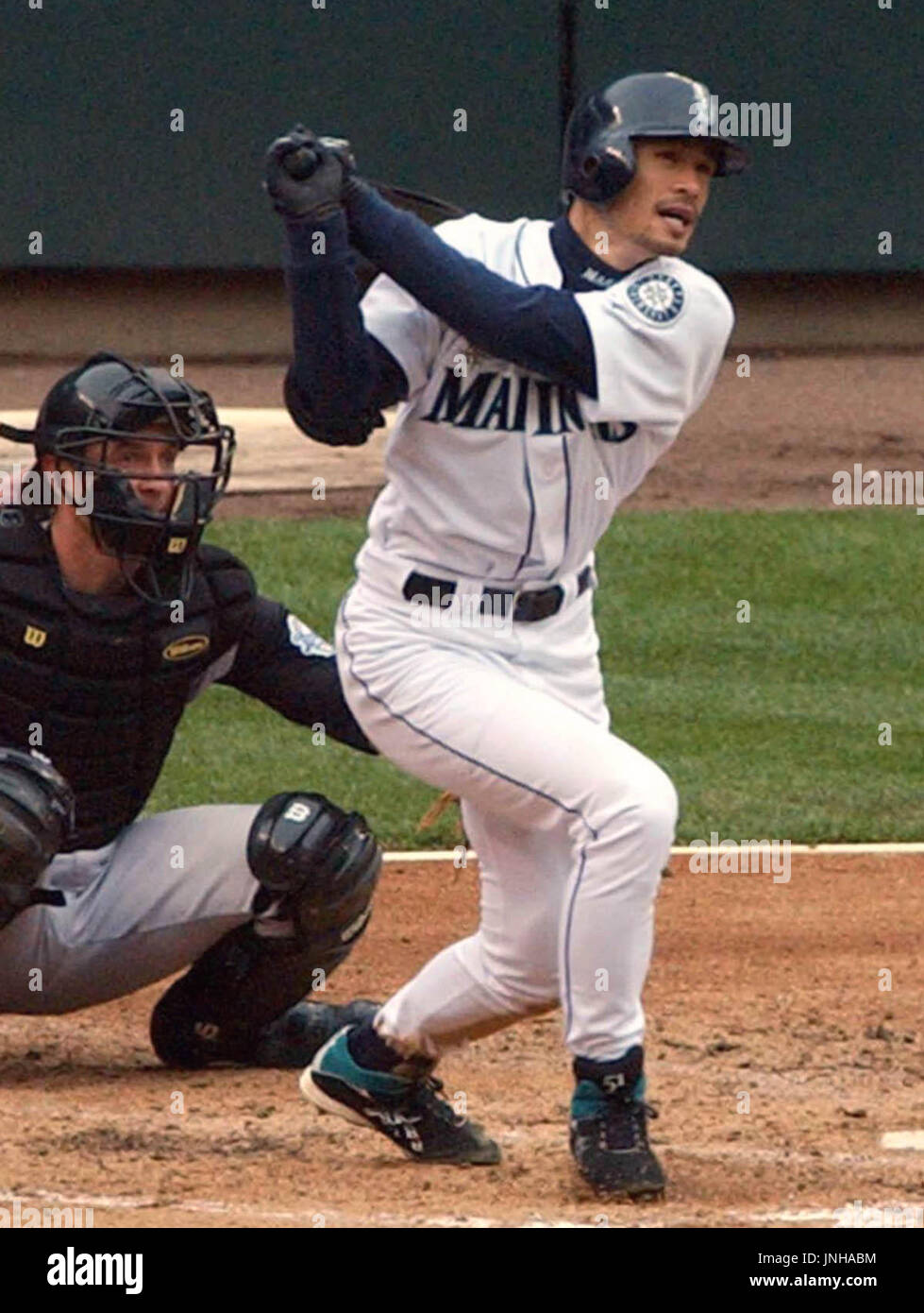 SEATTLE, United States - Seattle Mariners outfielder Ichiro Suzuki hits ...