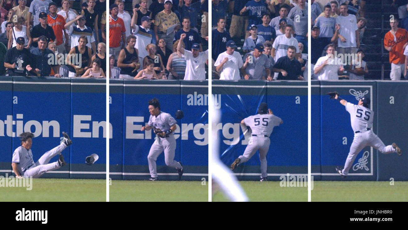 BALTIMORE, United States - New York Yankees outfielder Hideki Matsui ...