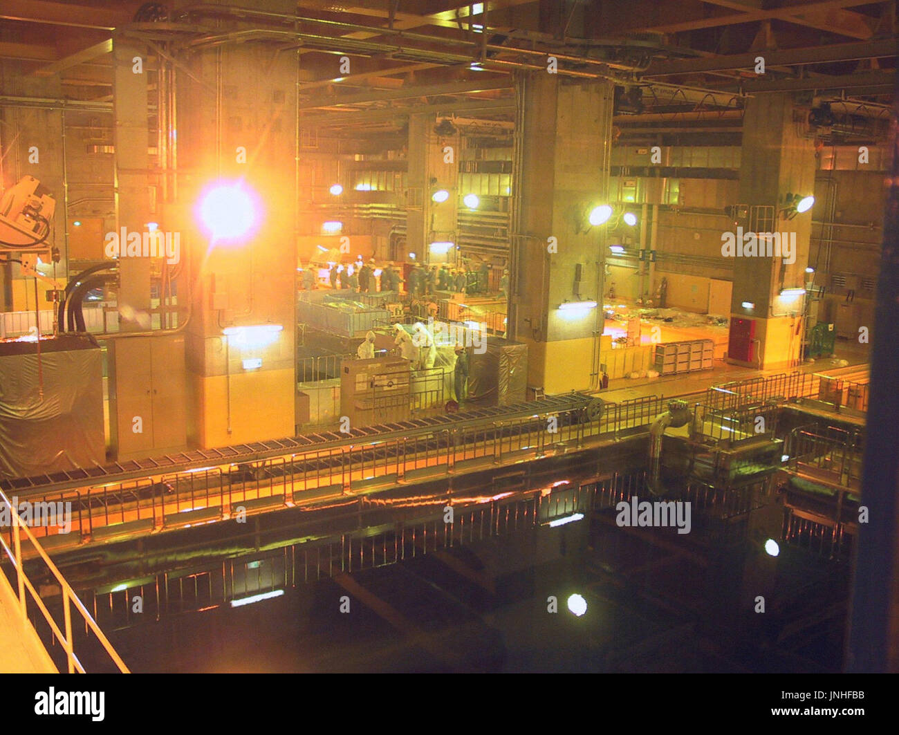 AOMORI, Japan - The interior of a nuclear fuel reprocessing plant in ...
