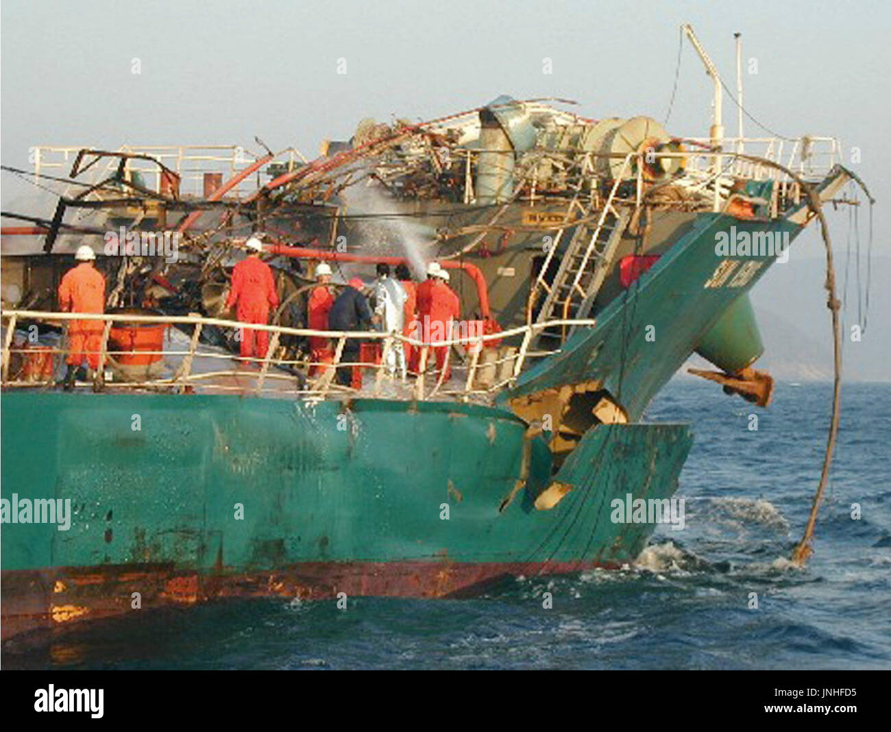 Explosion panamanian tanker hi-res stock photography and images - Alamy