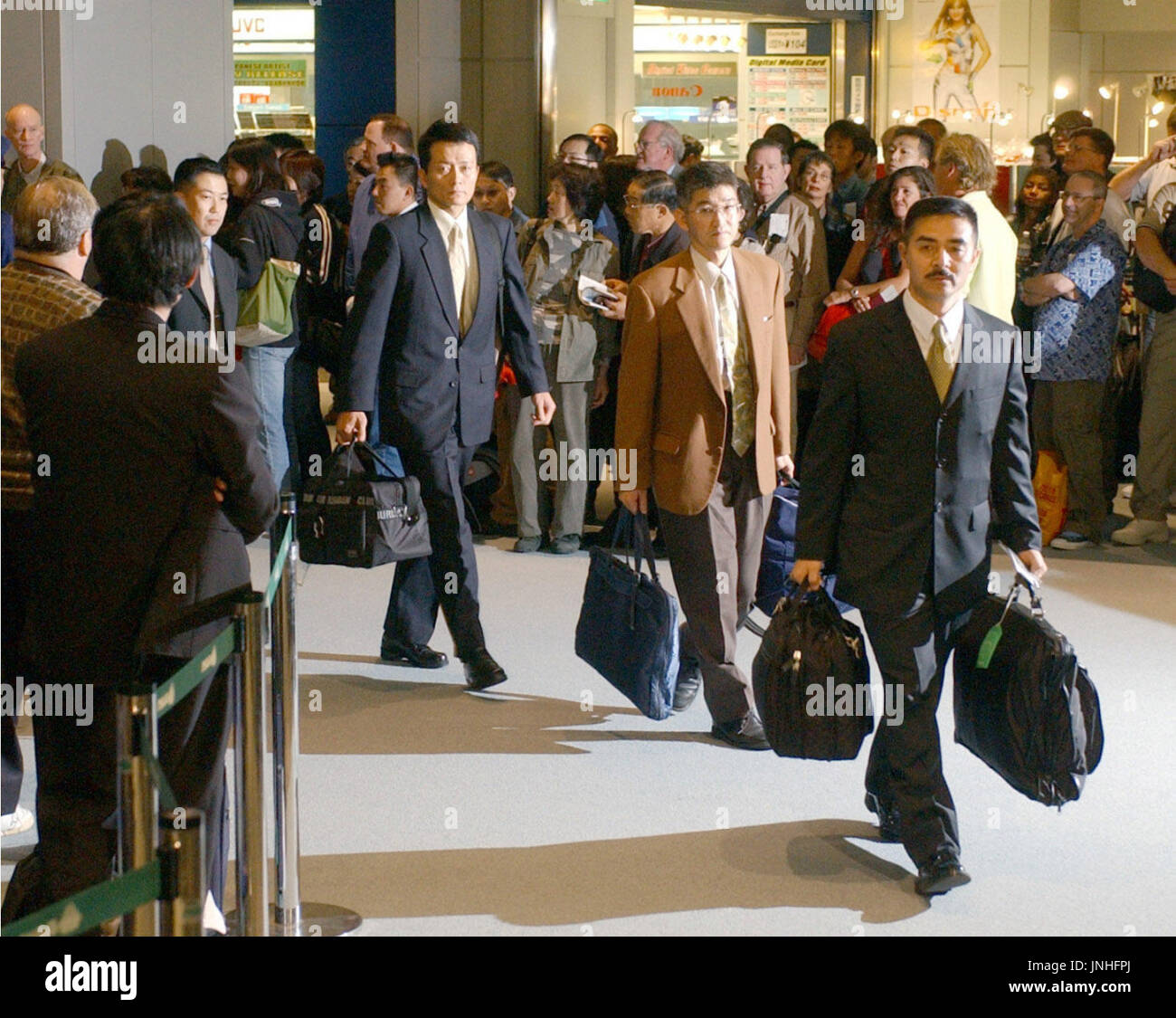 TOKYO, Japan - Col. Masahisa Sato (R), head of an advance team of ...