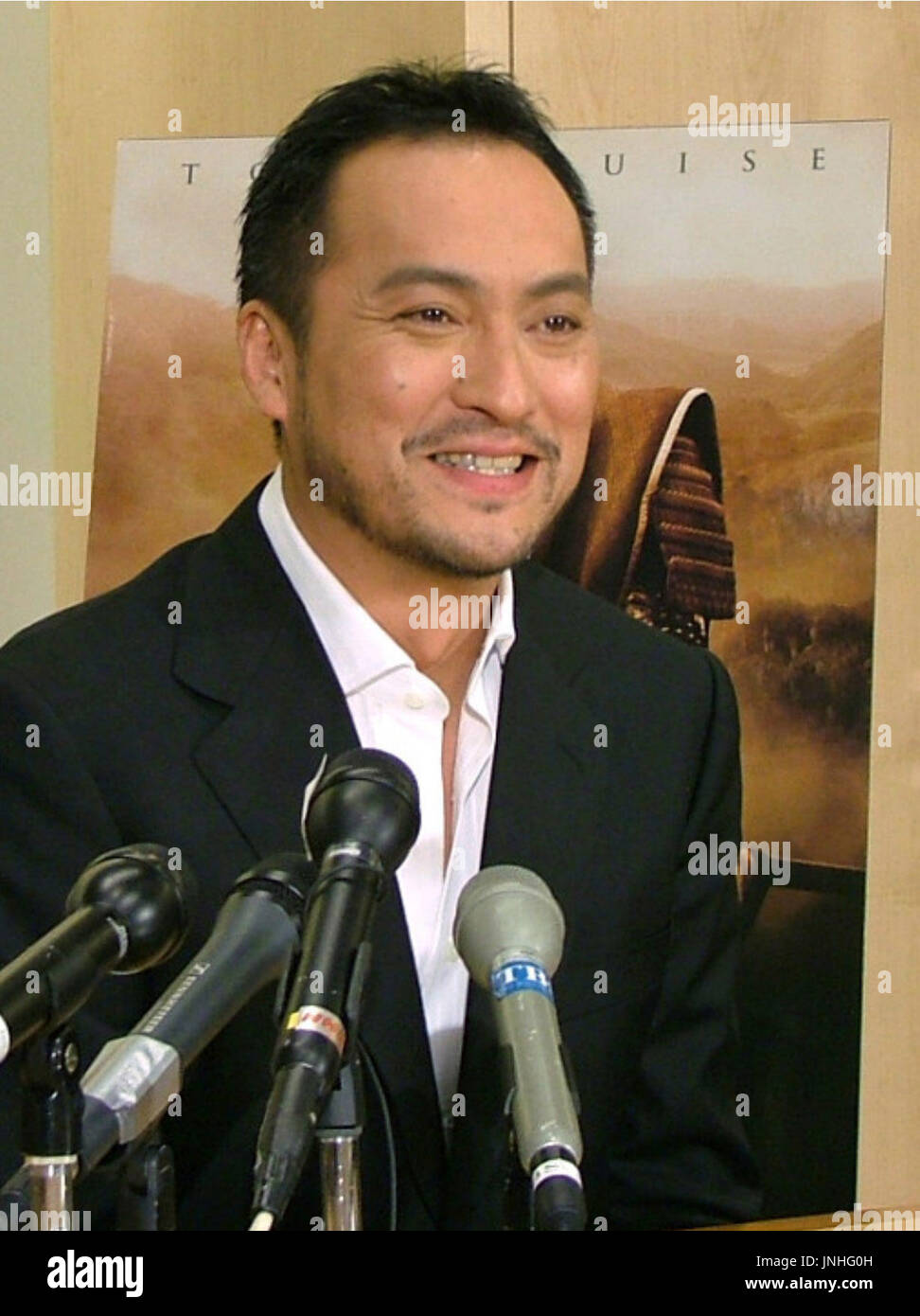 LOS ANGELES, United States - Japanese actor Ken Watanabe speaks at a ...