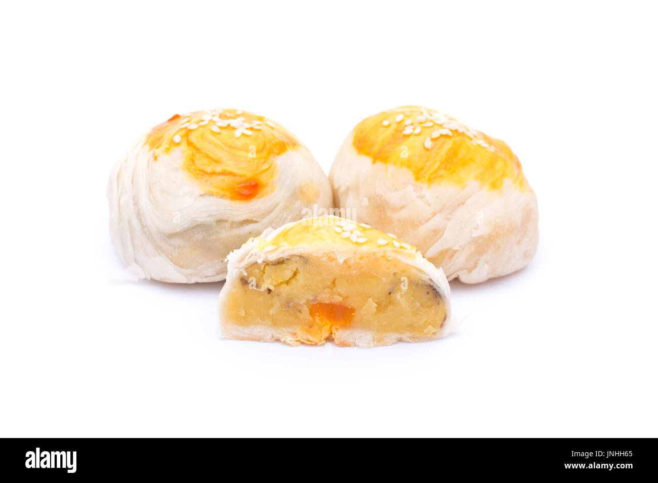 Chinese pastry isolated on white background Stock Photo - Alamy