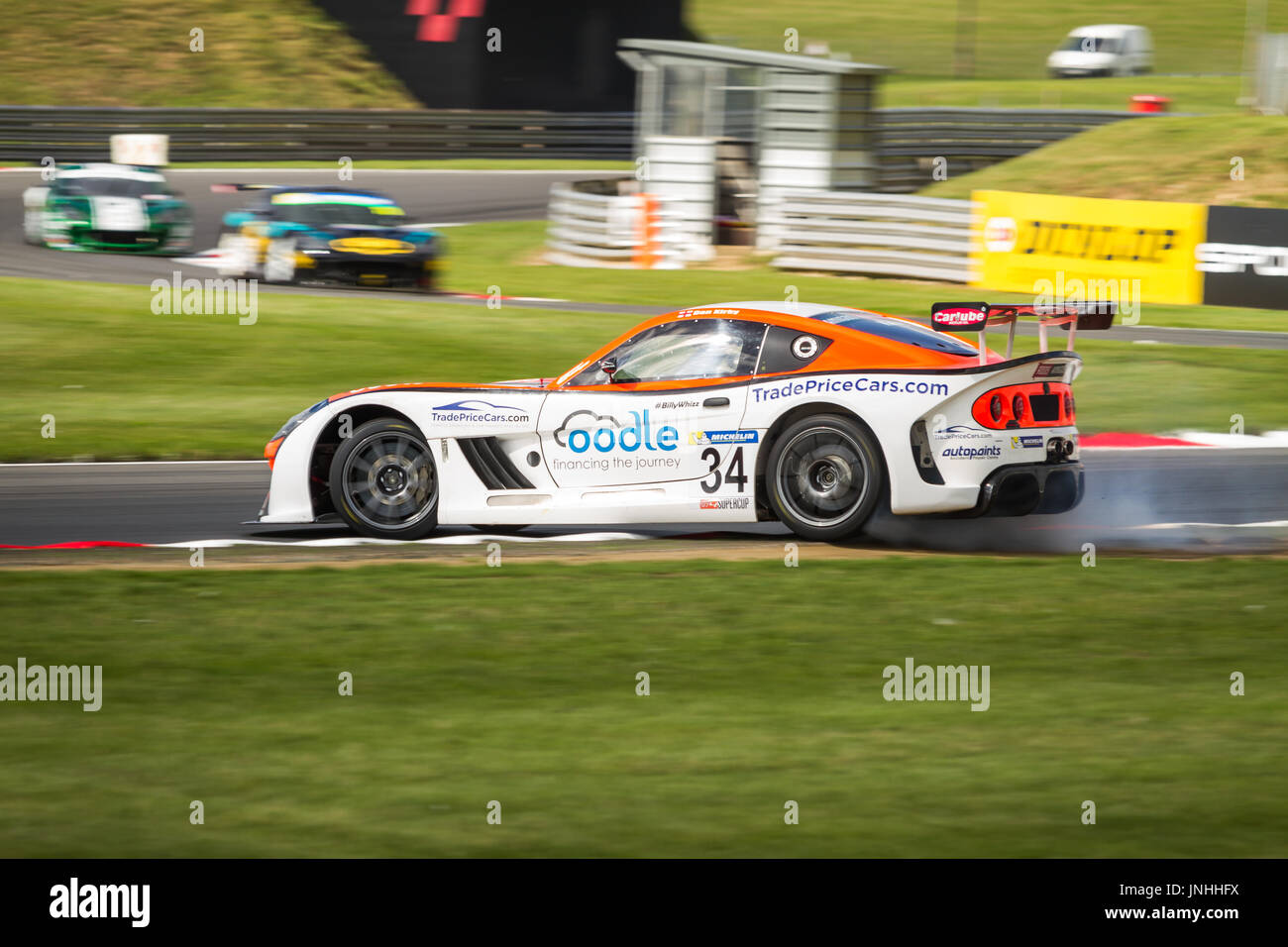 Ginetta GT4 Racing Stock Photo - Alamy