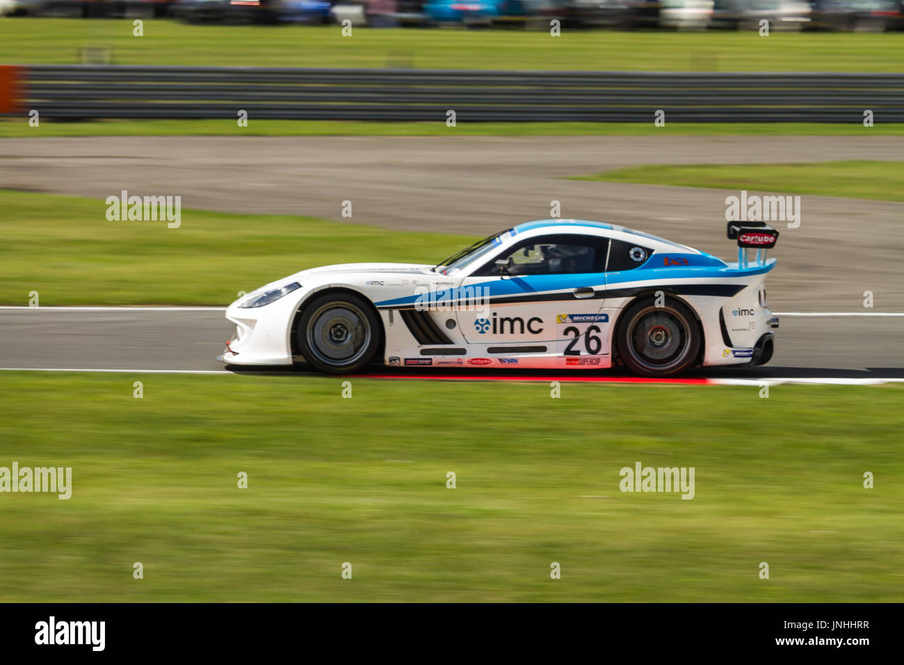 Ginetta GT4 Racing Stock Photo - Alamy