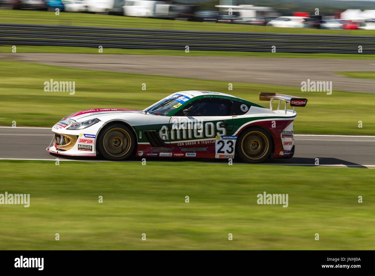 Ginetta GT4 Racing Stock Photo - Alamy