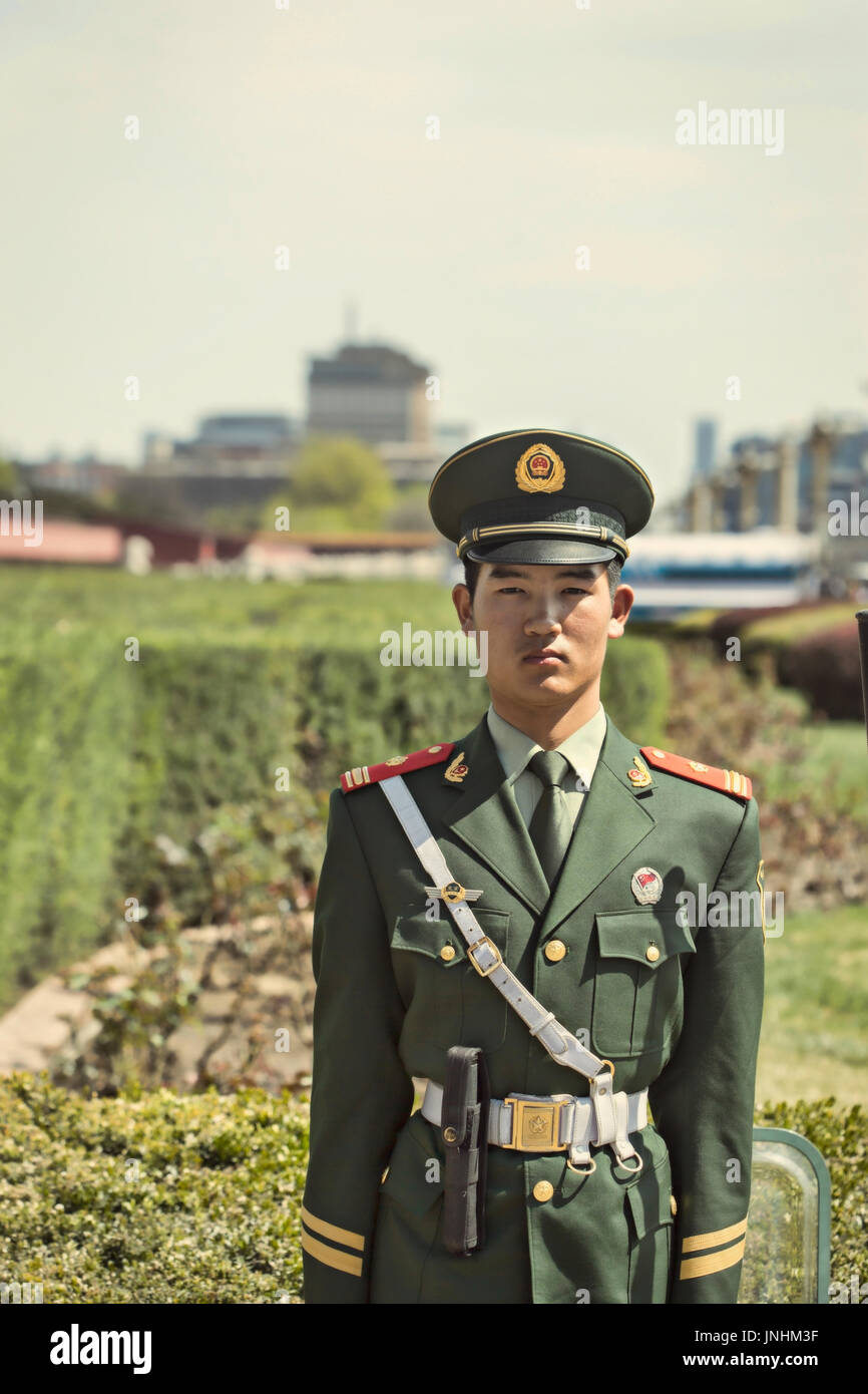 Chinese police hat hi-res stock photography and images - Alamy