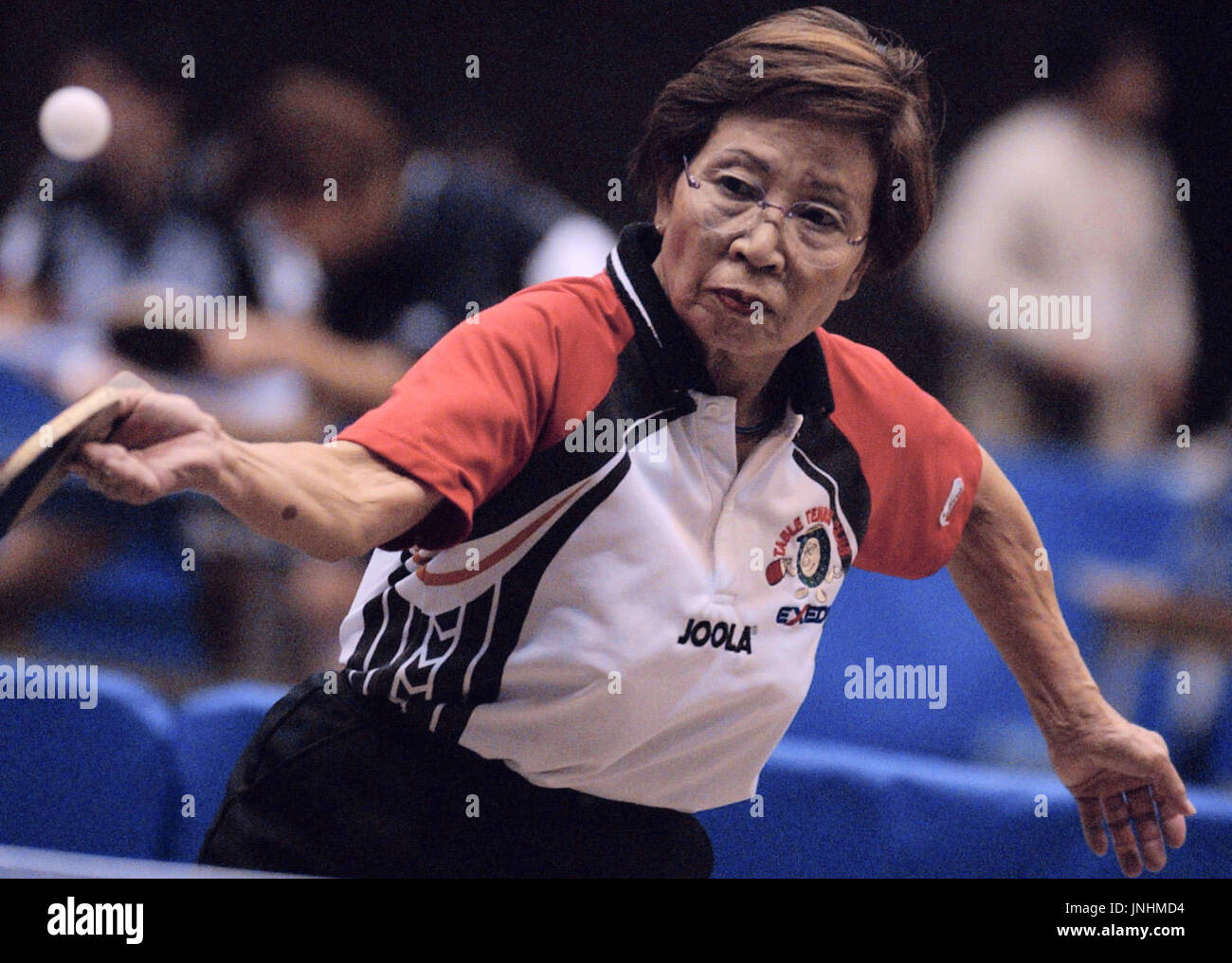 TOKYO, Japan - Kazuko Ito, a 67-year-old grandmother and former world doubles champion, beats a ...