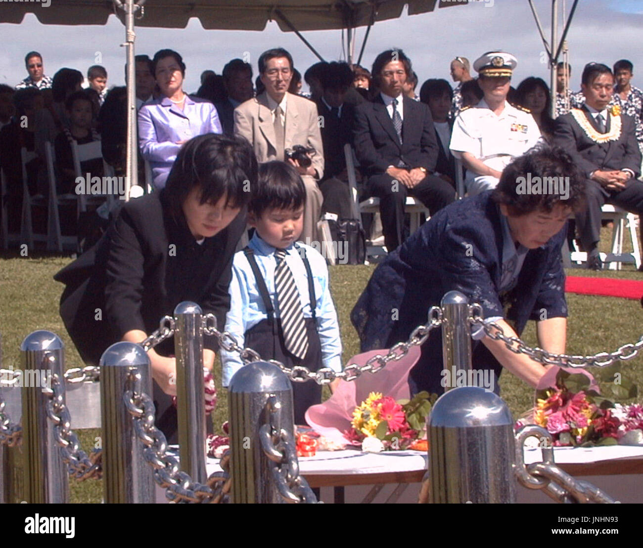 HONOLULU, United States - Family members of Japanese victims who were ...