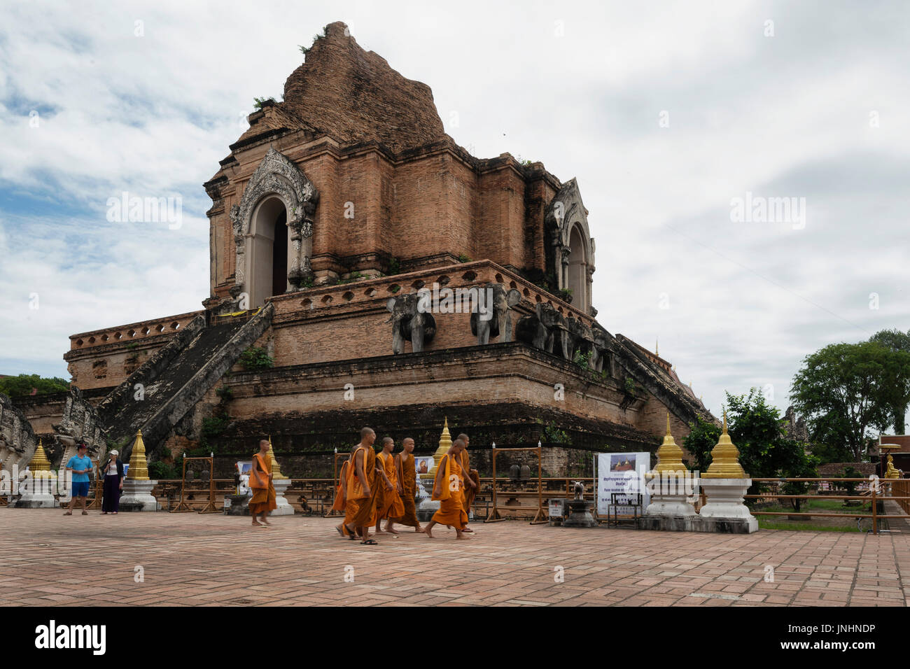 Wat Chedi Luang, a temple of the royal stupa, is a Buddhist temple in ...