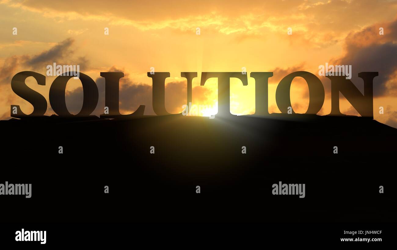 Solution landscape hi-res stock photography and images - Alamy